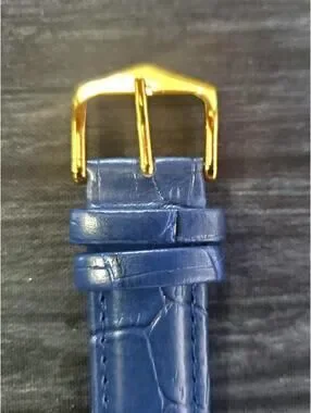 Seiko | Accessories | Rare Mens Gold Tank Watch Seiko Blue Dial New Mvt ...